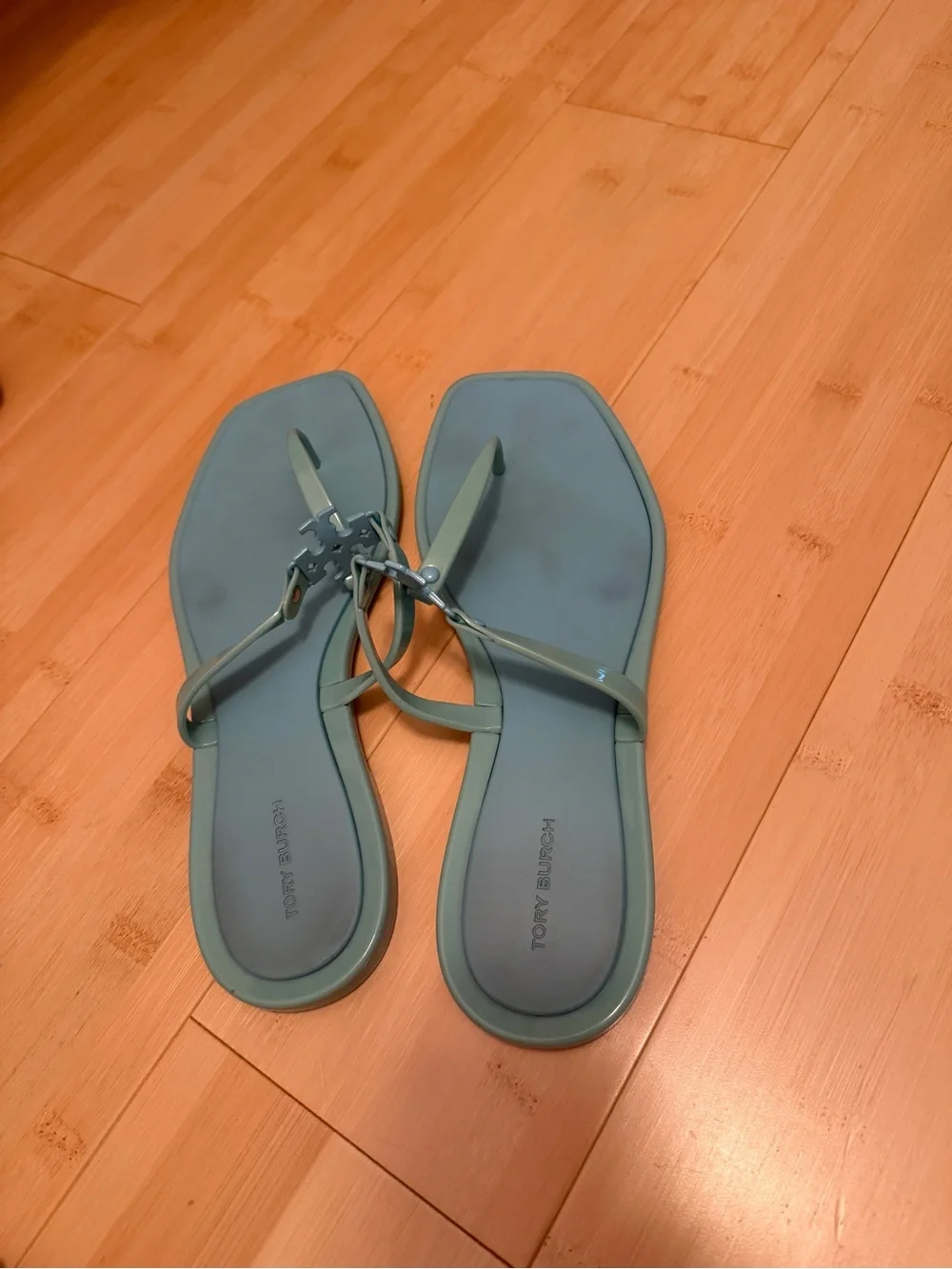 Tory Burch | Shoes | Tory Burch Light Teal Jelly Thong Sandals | Poshmark